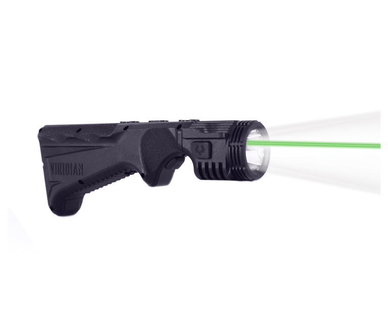 Viridian 4LUX 2K DUO Angled Foregrip, Integrated Light & Green Laser, M ...