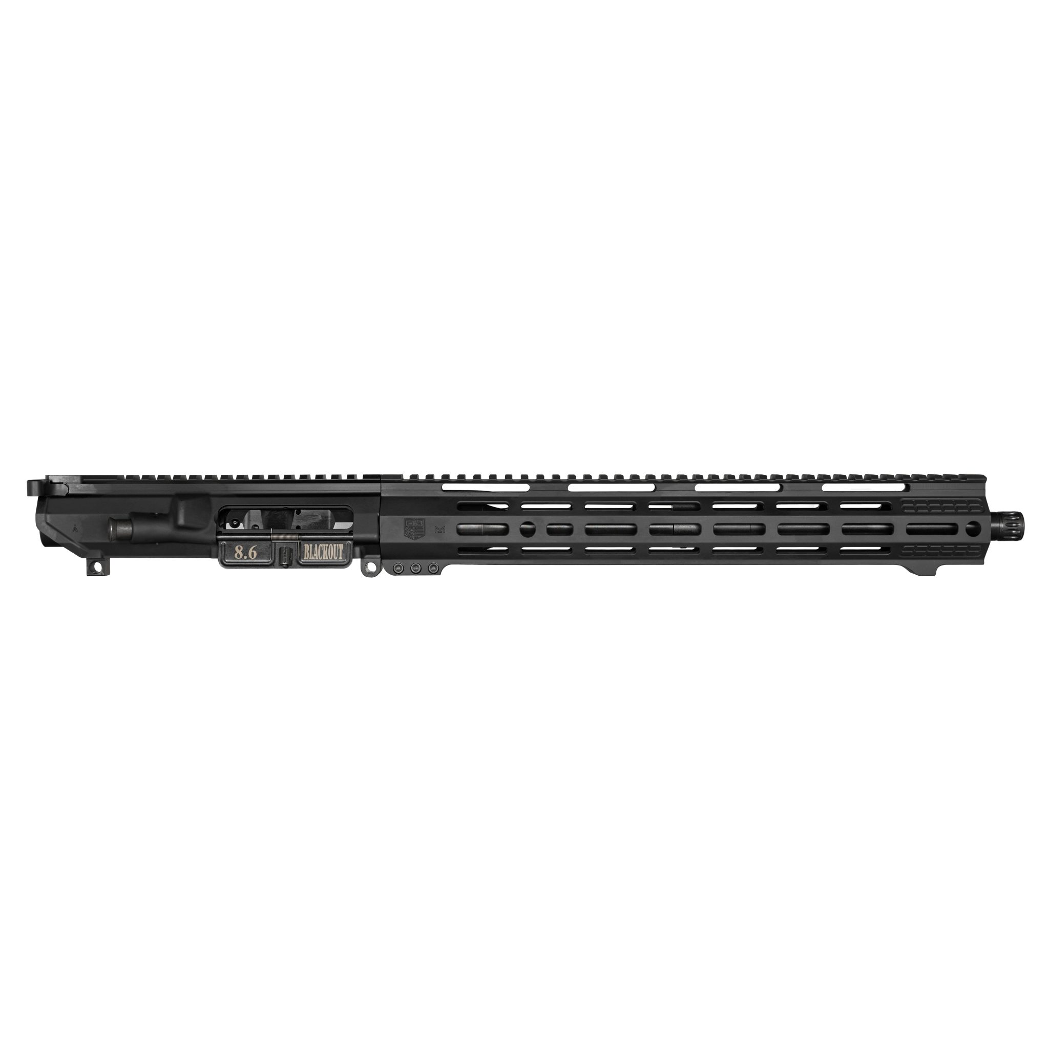 DB10 8.6 BLACKOUT 16" UPPER ASSEMBLY W/ 15" M-LOK RAIL, BLACK WITH BCG ...