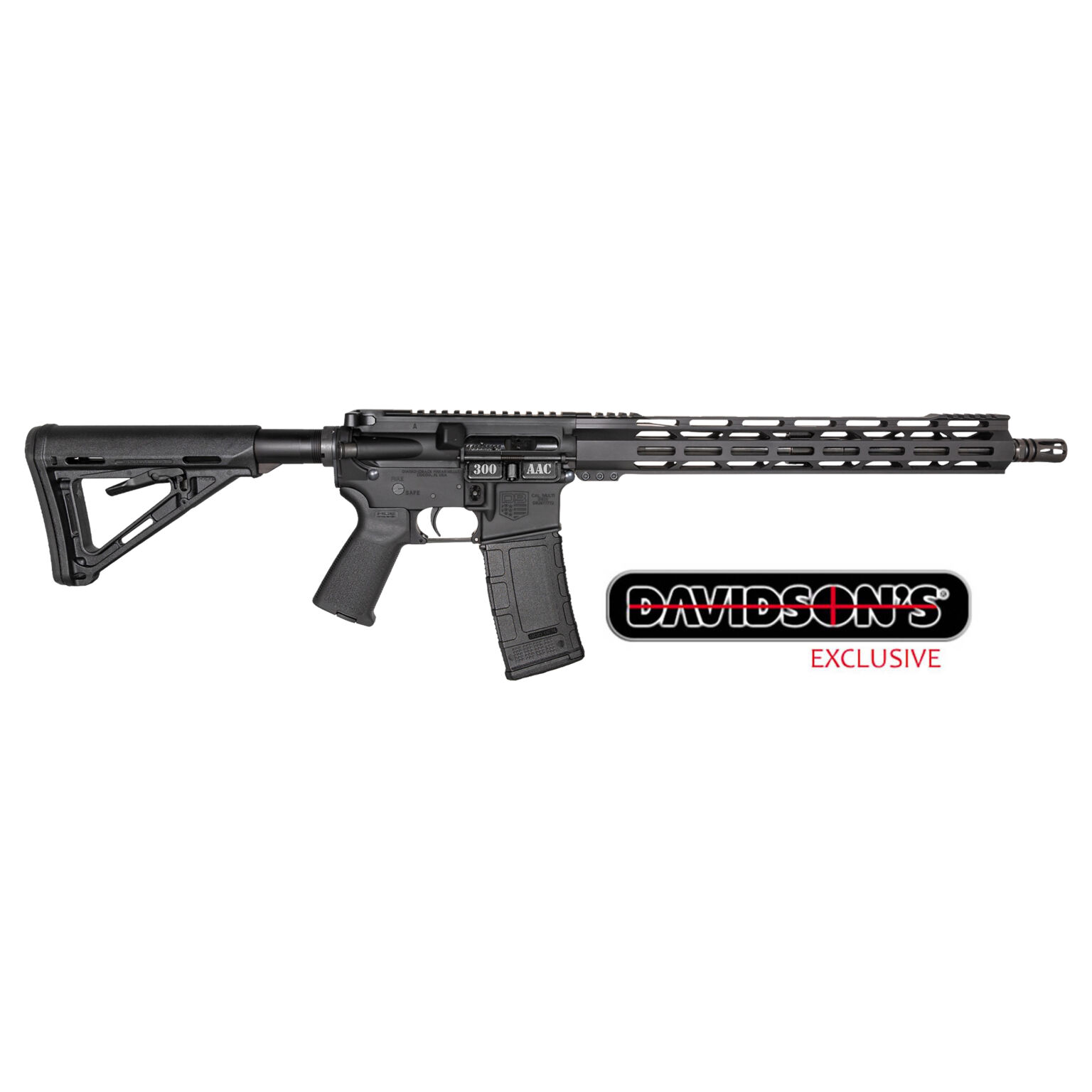 DB15, 16", Carbon Series w/ 15" M-LOK Rail, .300 AAC, Black - Davidsons ...