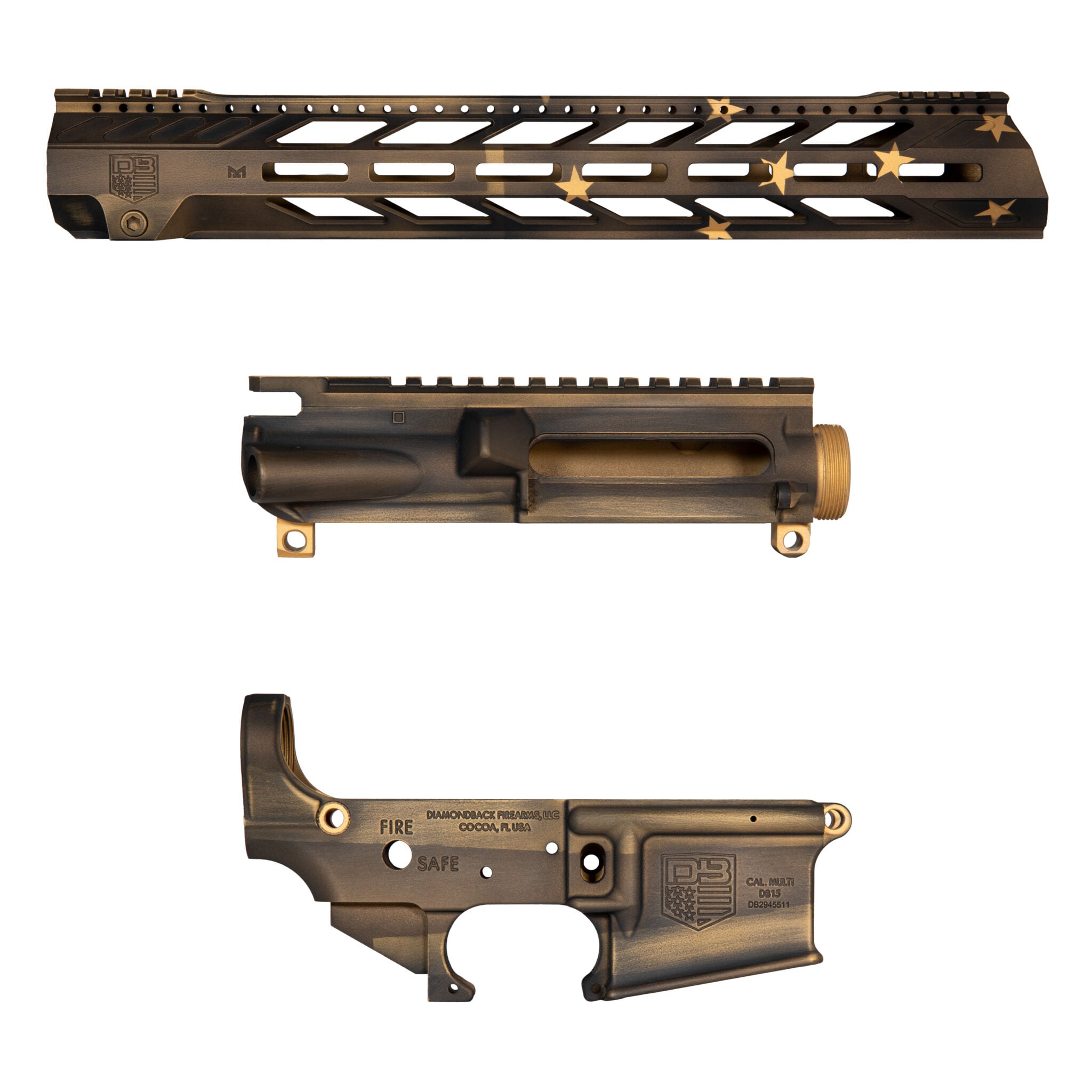 **SOLD OUT** - Bronze Glory - AR15 Upper, Rail, and Lower Cerakote Set ...