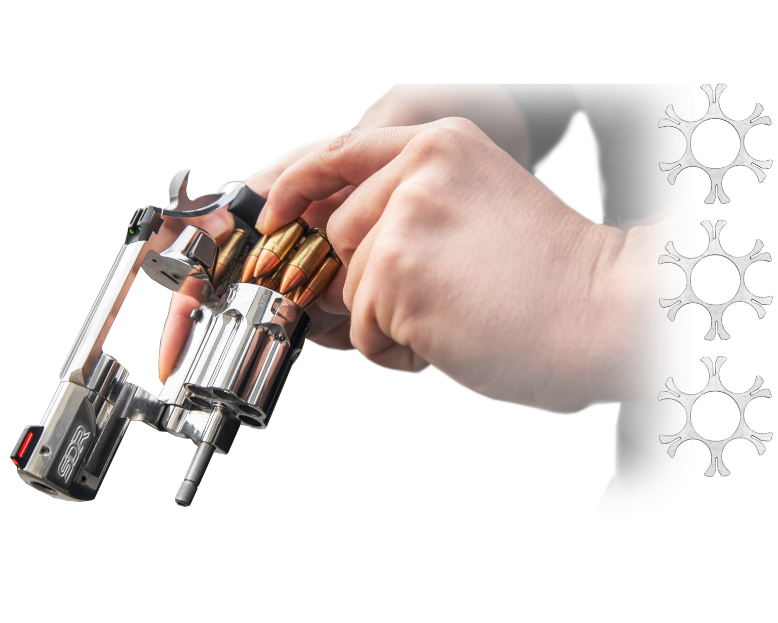 SDR, 2", 9mm +P, Polished Stainless Steel - Diamondback Firearms