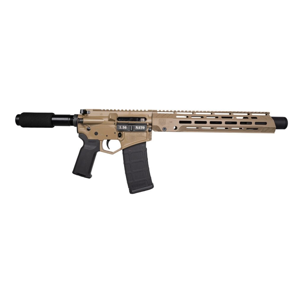 DIAMONDBACK 9MM AR PISTOL, 4" BARREL, W/ 6" M-LOK ANTI ROTATION S RAIL ...