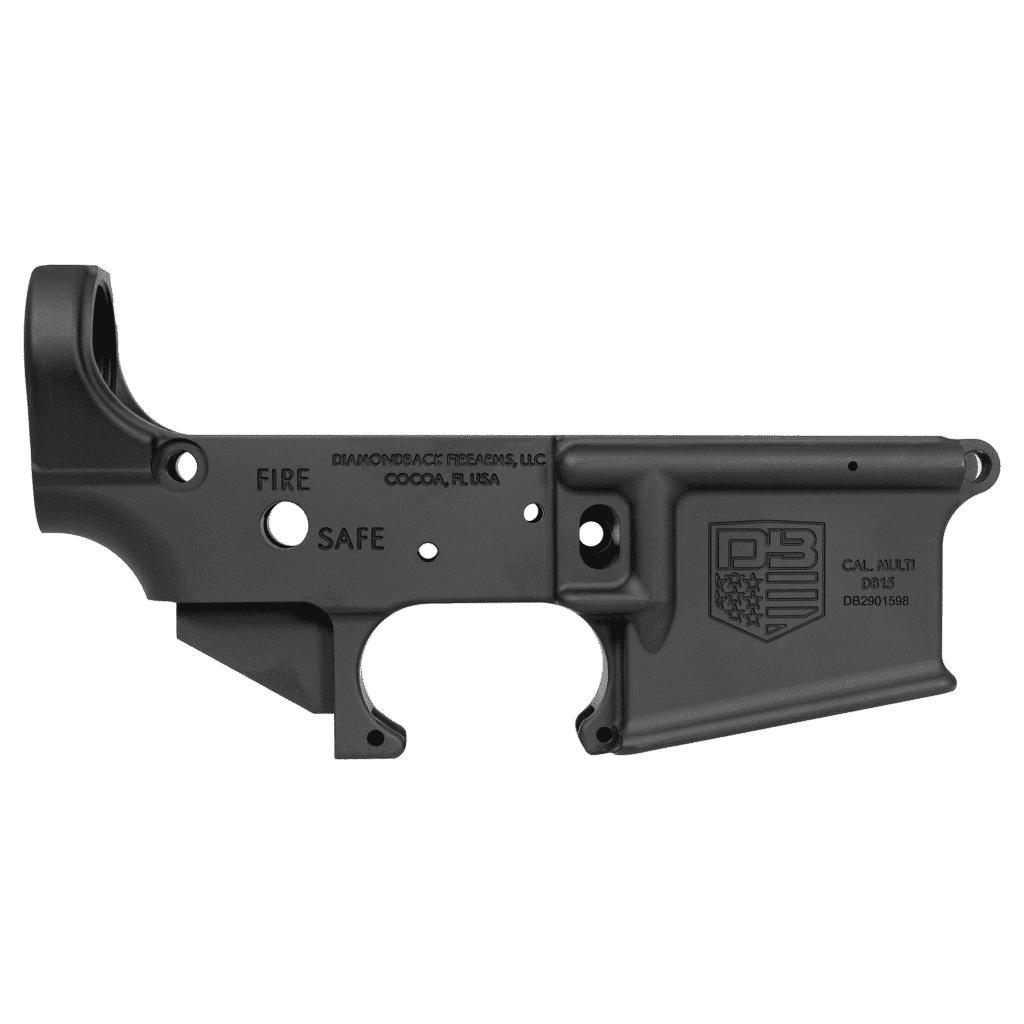 DB15 223/556/300BO STRIPPED CARBON SERIES RIFLE LOWER, BLACK, NO ...