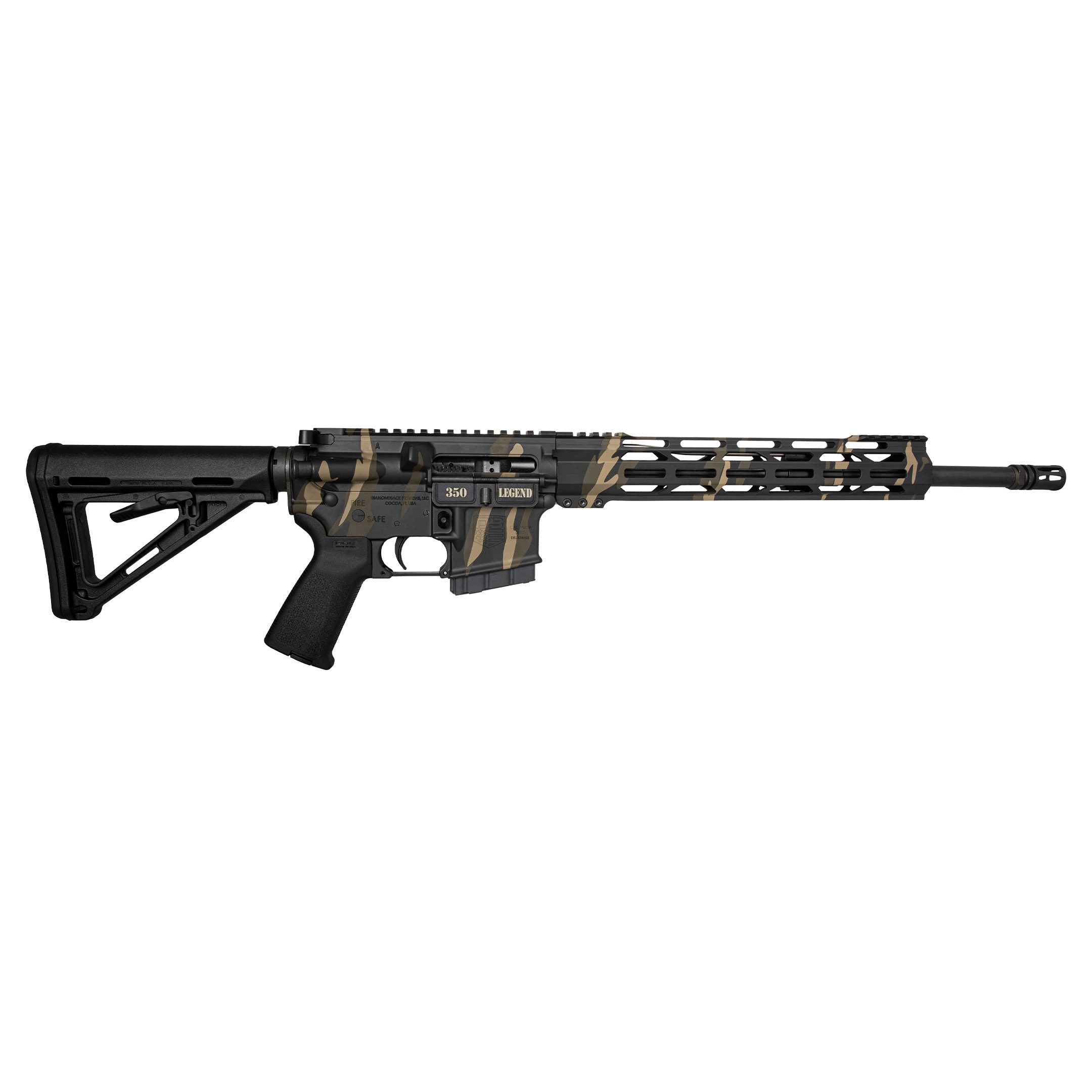 DB15, 16", Carbon Series, .350 Legend, Tiger Stripe Camo - Diamondback ...